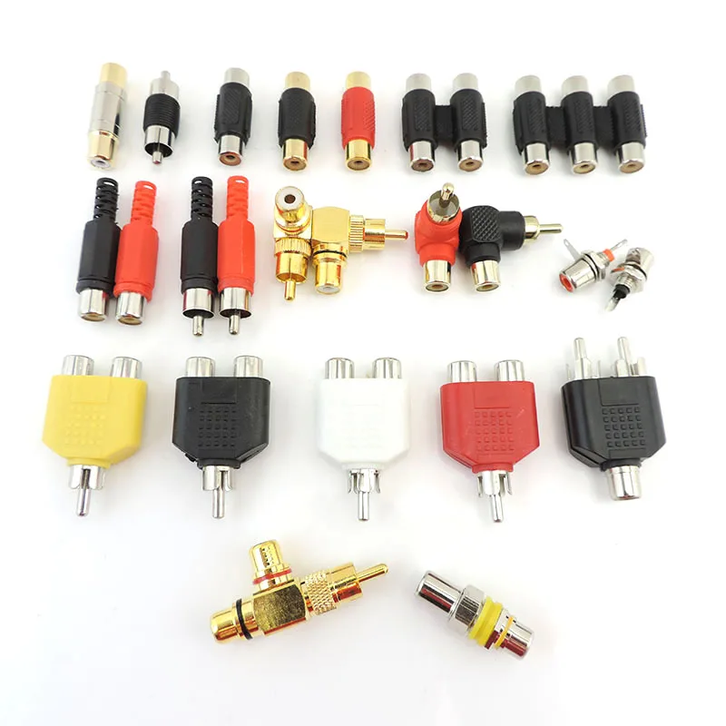 Male Female Plug Audio Video Adapter Connector | Audio Video Adapters ...