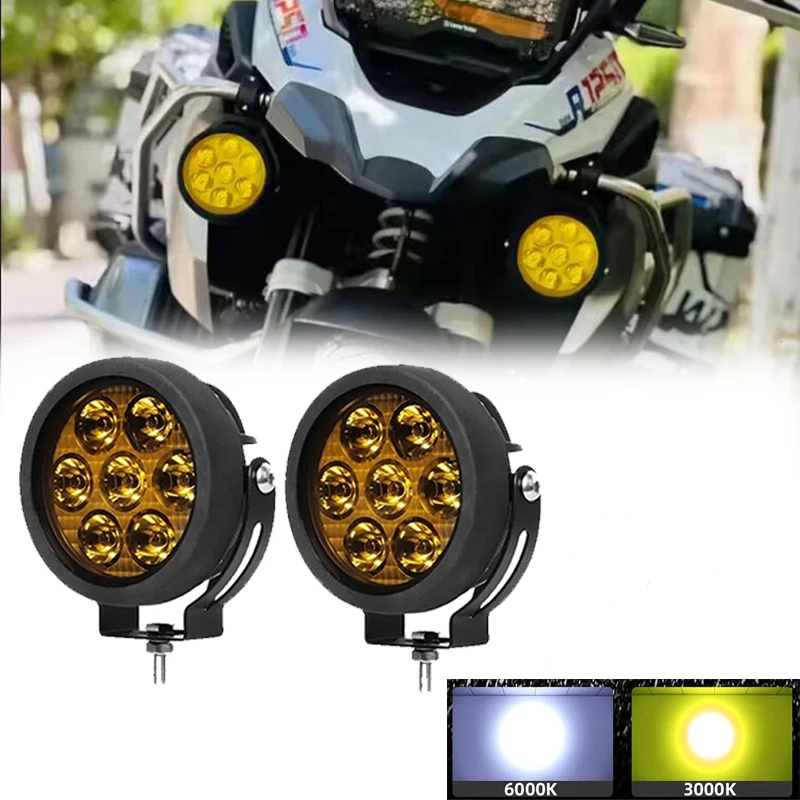 Motorcycle-LED-Spotlight-For-BMW-R1200GS-ADV-F800GS-F650-K1200S-LED-Auxiliary-Fog-Light-Driving ...