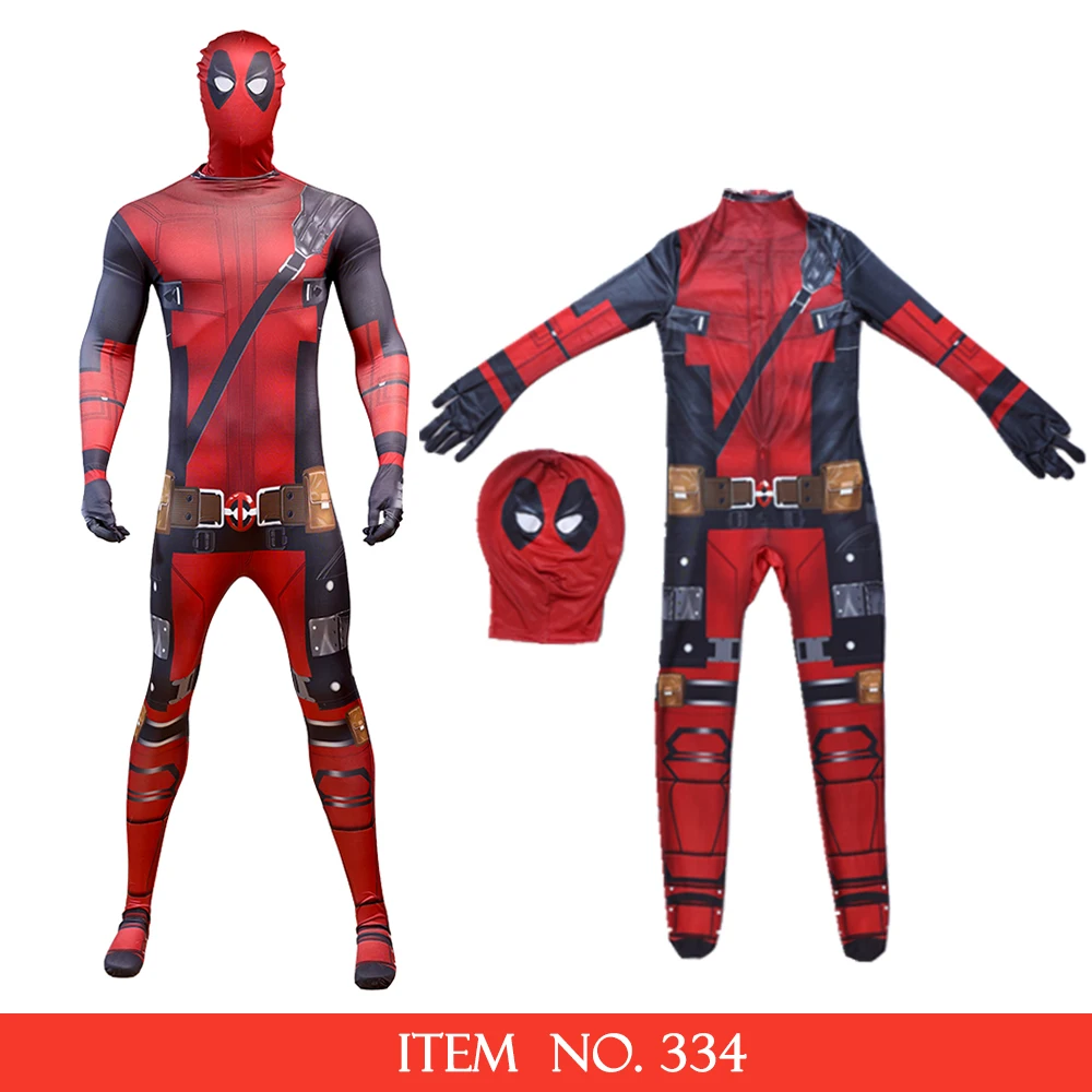 Disfraz de superhéroe Deadpool, mono de cosplay de Halloween para niños ...