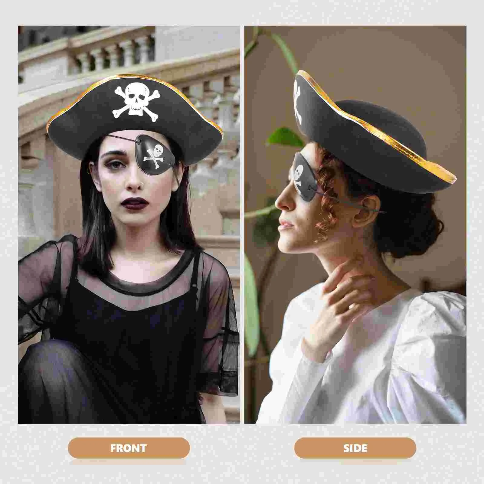 Pirate Captain Hat Side