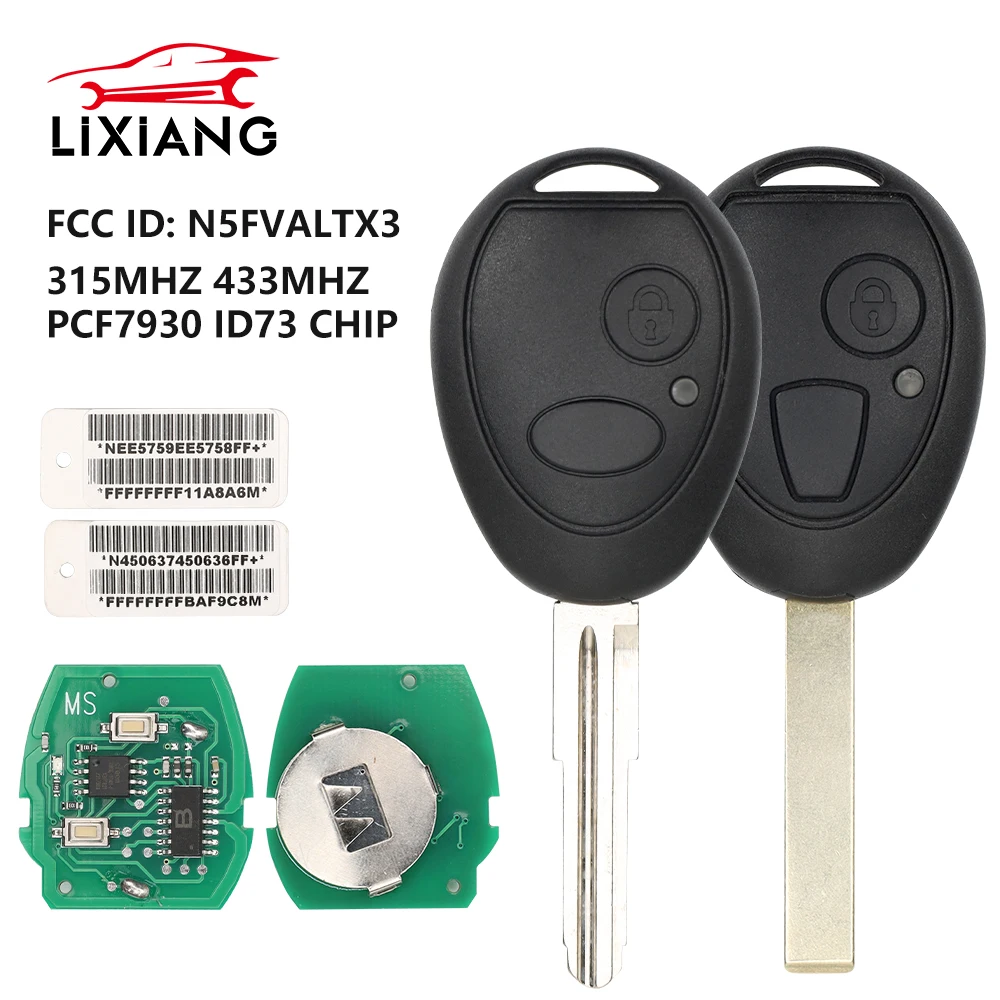 LIXIANG-2-Button-Smart-Remote-Car-Key-For-Land-Rover-Discovery-1999 ...