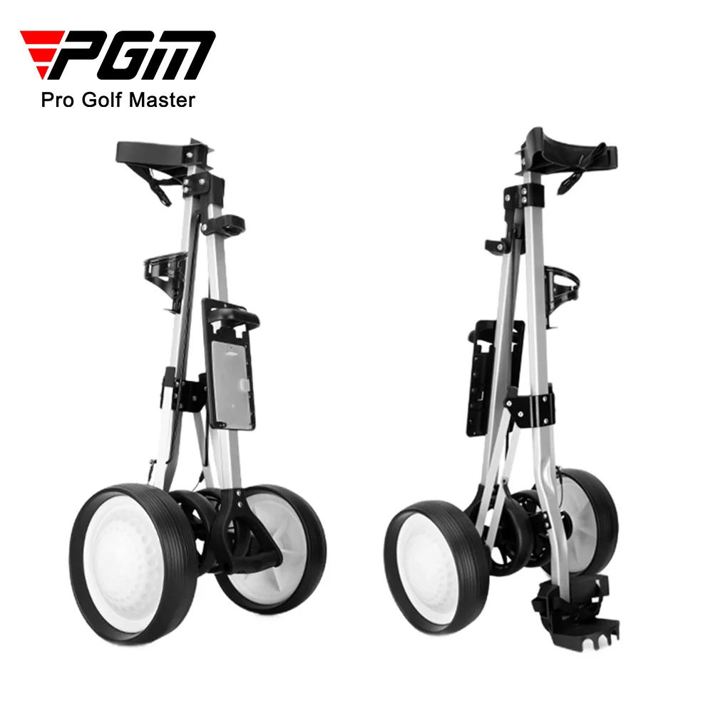 골프카트 Pgm Qc001 골프 트롤리 브레이크 3 4 바퀴 볼 차터 자동차 푸시 풀 알루 티몬