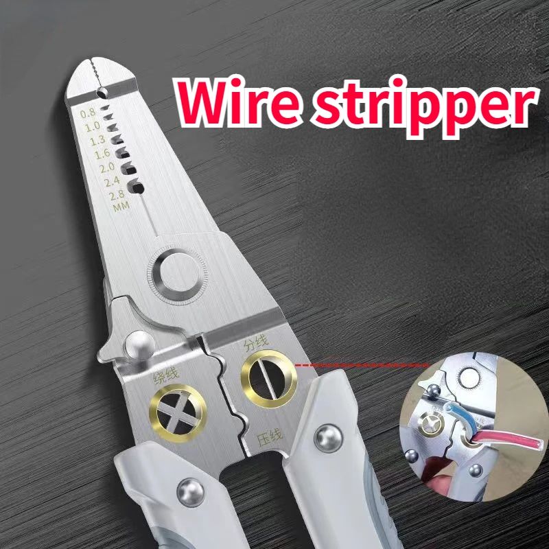 Wire-Stripper-Decrustation-Pliers-Multi-tool-ire-Stripper-Electric ...