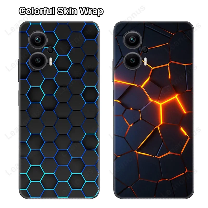 Colorful-Honeycomb-Decal-Skin-for-Xiaomi-Poco-F5-Pro-F5-X6-Back-Screen ...
