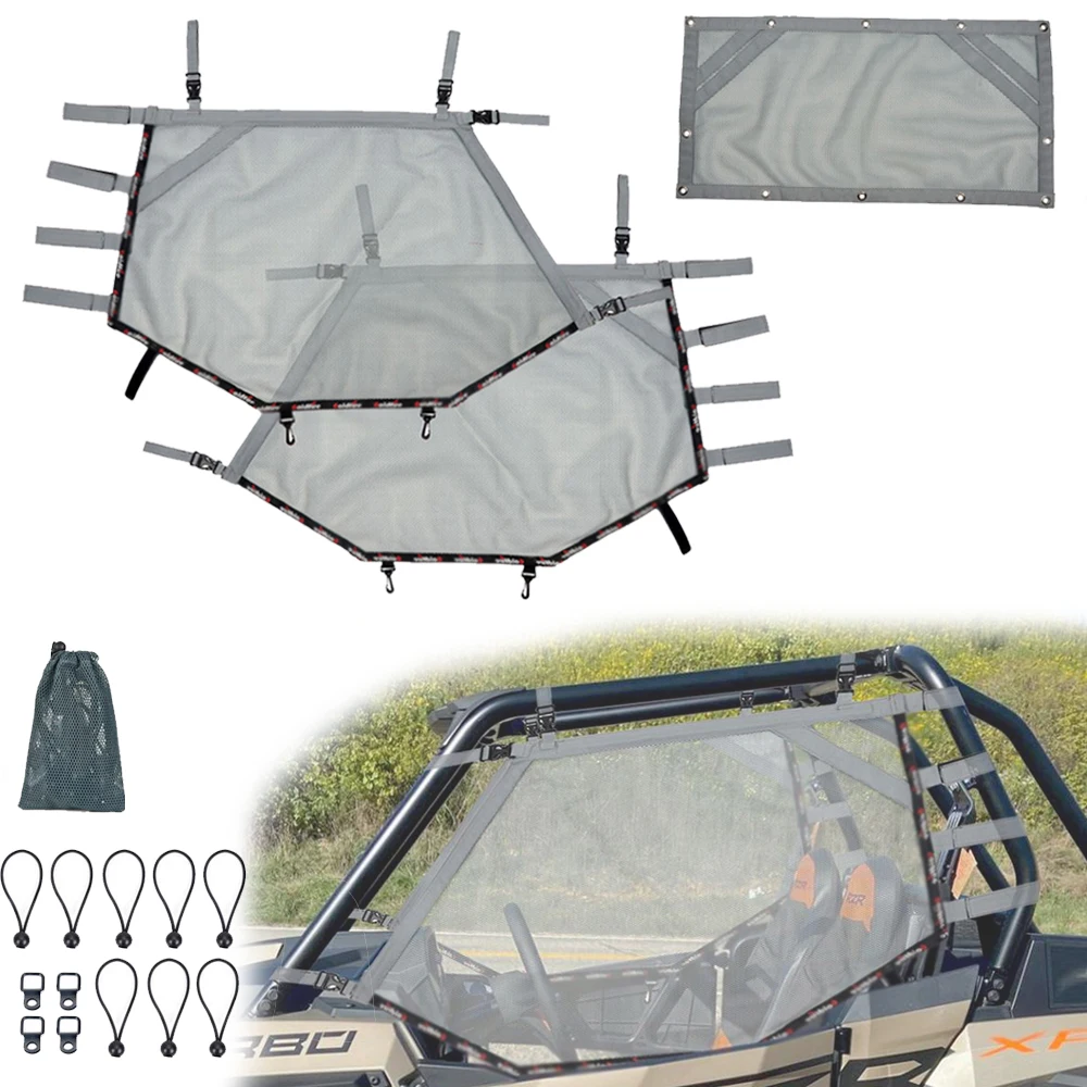 ATV-UTV-Parts-Accessories-Window-Shade-Shield-Net-Cover-Mesh-Guard-ATV ...