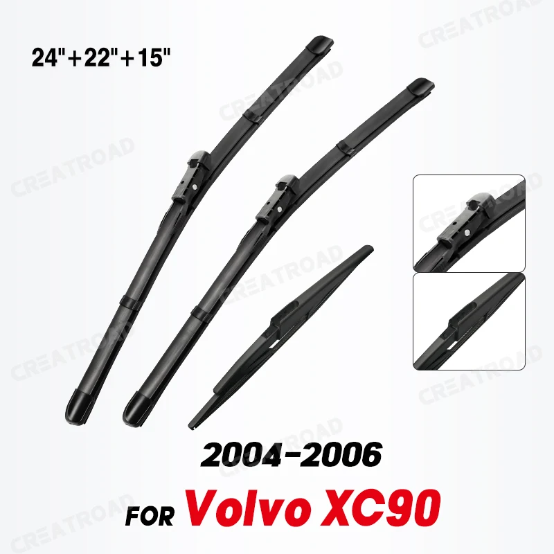 Wiper-LHD-Front-Rear-Wiper-Blades-Set-For-Volvo-XC90-2004-2006 ...