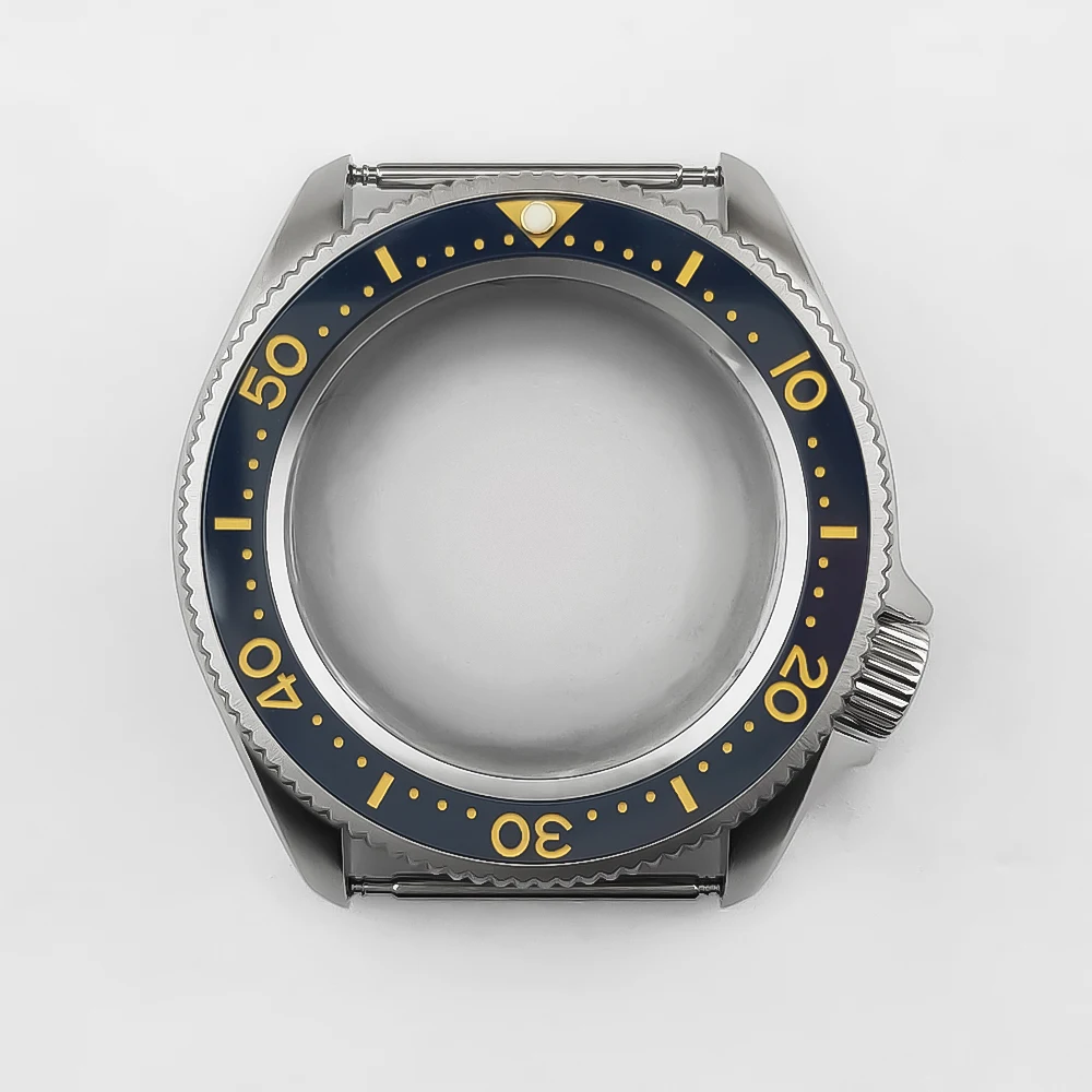 37mm-silver-sterile-watch-case-sapphire-glass-ceramics-bezel-fit-NH35 ...