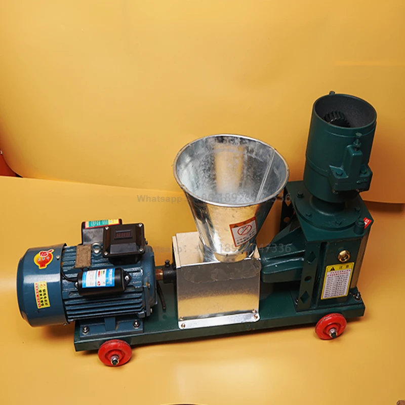 Machine 50kg Flat Die Poultry Feed Pelletizer Feed Processing Machine ...