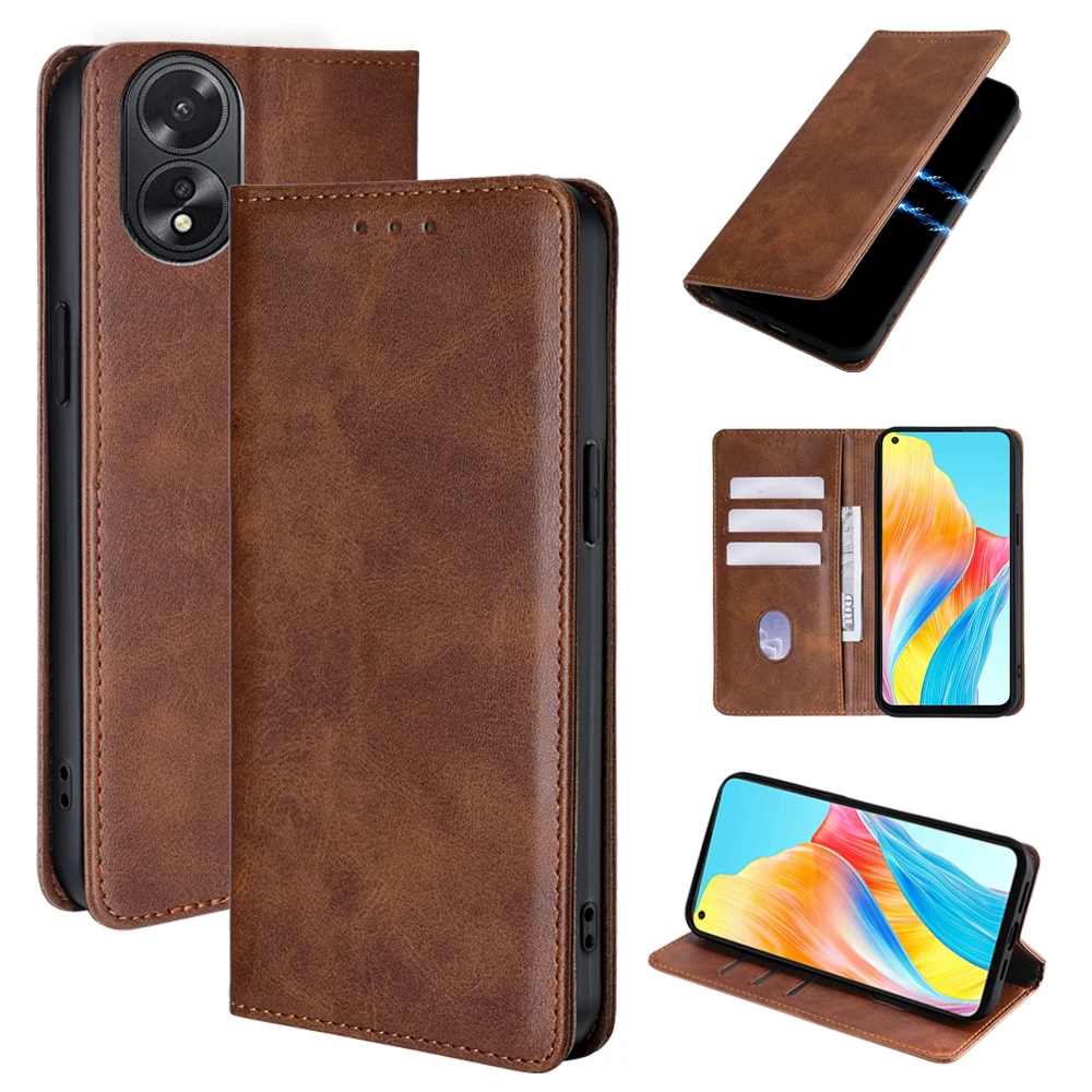 Magnetic-Leather-Phone-Case-for-OPPO-A1-A98-A17-A17K-A36-A96-A76-A38 ...