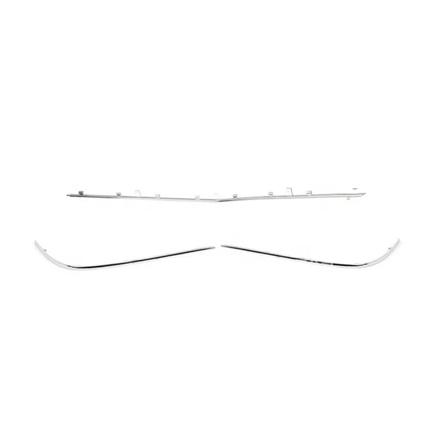 A2218850221 A2218850121 2218850021 Front Bumper Lip Chrome Trim ...