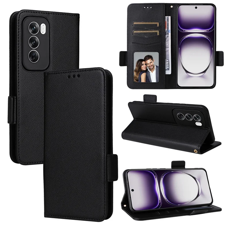 For-OPPO-Reno-12-Pro-5G-Side-buckle-Hanging-rope-Wallet-Phone-Case-for ...