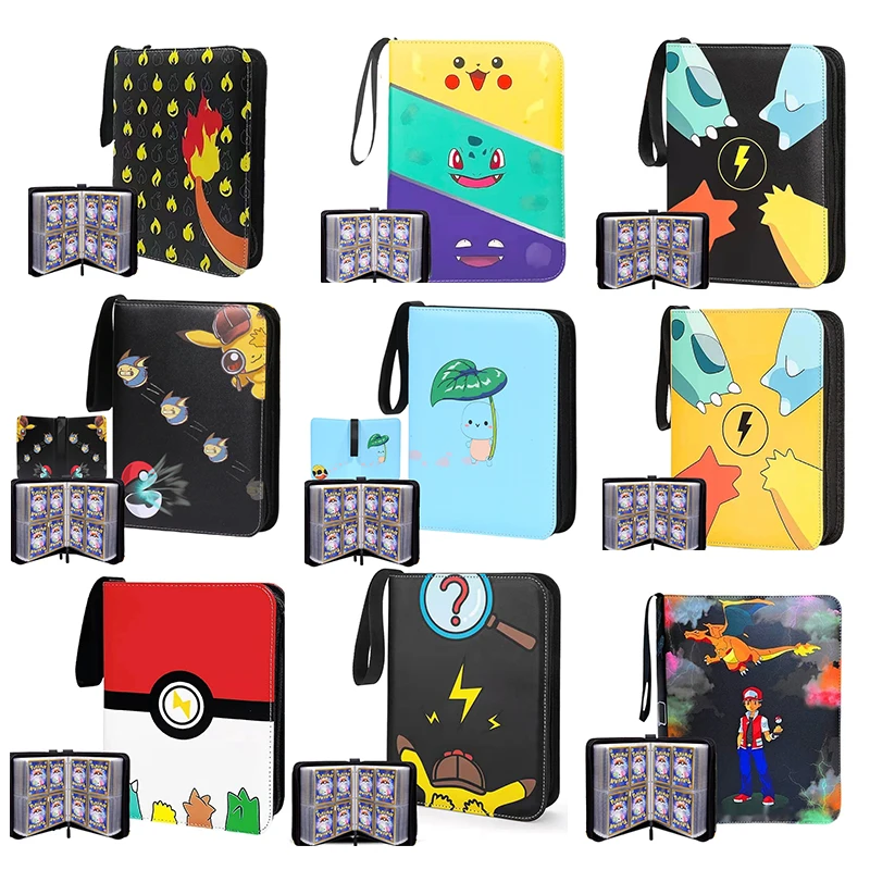 400pcs Pokemon Cards Holder Album Book Game Gx Ex Anime Book Top Loaded ...