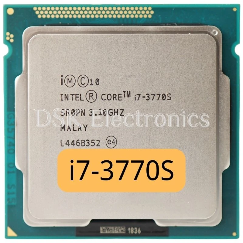 Intel Core i7 3770S i7 3770S i7 3770 S 3.1 GHz Quad Core 65W CPU ...