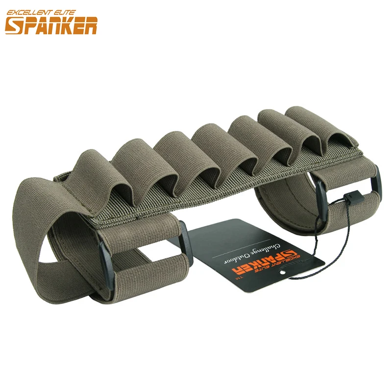Tactical 7 Rounds Shell Holder Shotgun Buttstock Airsoft Magazine Pouch ...