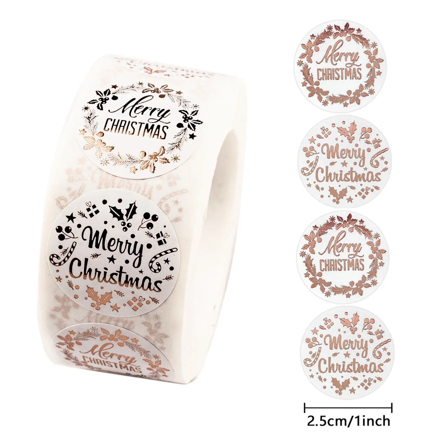 Merry-Christmas-Stickers-Self-adhesive-Holiday-Stickers-For-Christmas ...