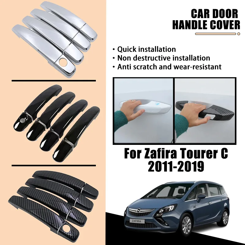 Door-Handle-Cover-For-Vauxhall-Opel-Zafira-Tourer-C-2011-2019-2012-ABS ...