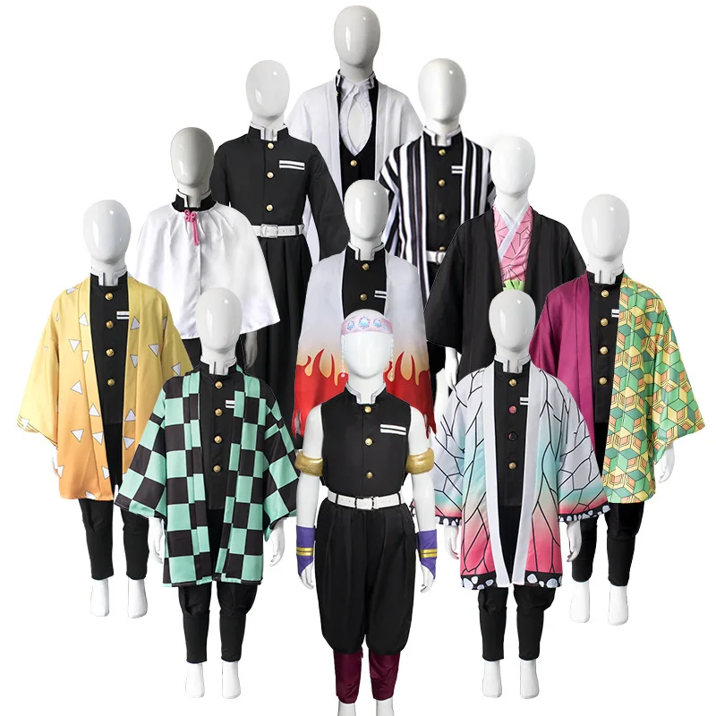 Anime Demon Slayer Cosplay Costume Kamado Nezuko Kamado Tanjiro Demon ...