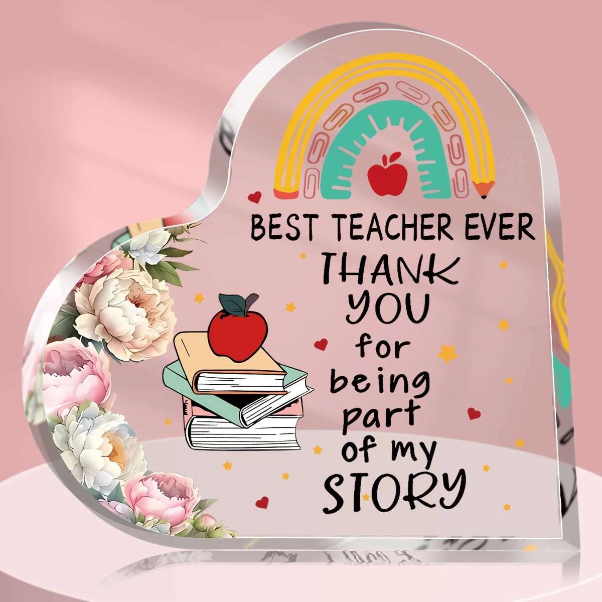 1PC-Acrylic-Heart-Plaque-for-Teacher-s-Day-Gifts-Best-Teacher-Ever ...