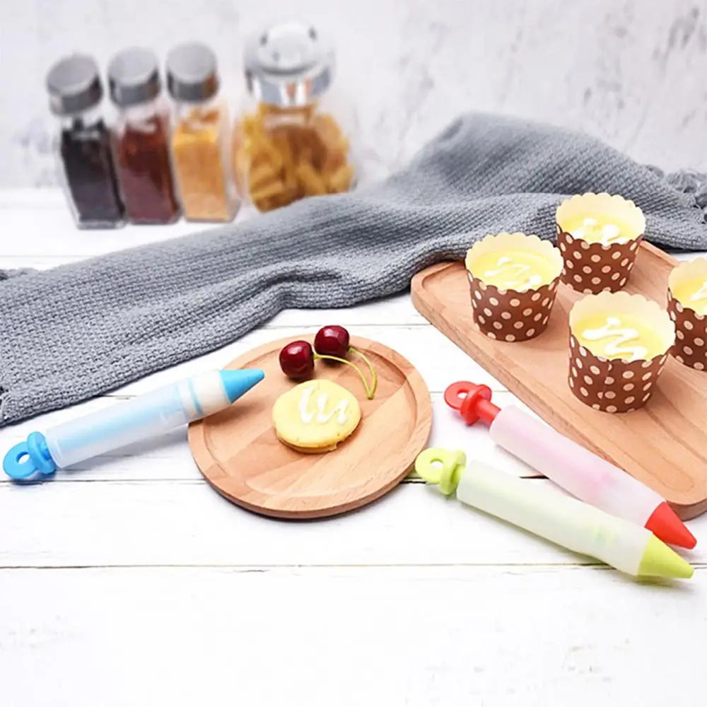 Silicone Food Writing Pen Chocolate Decorating Tools Cake Mold Cream ...