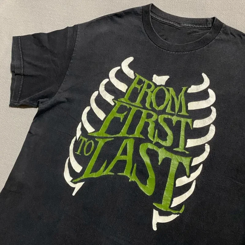 Vtg-From-First-to-Last-Band-Cotton-All-Size-Unisex-Black-Shirt-MM1103 ...