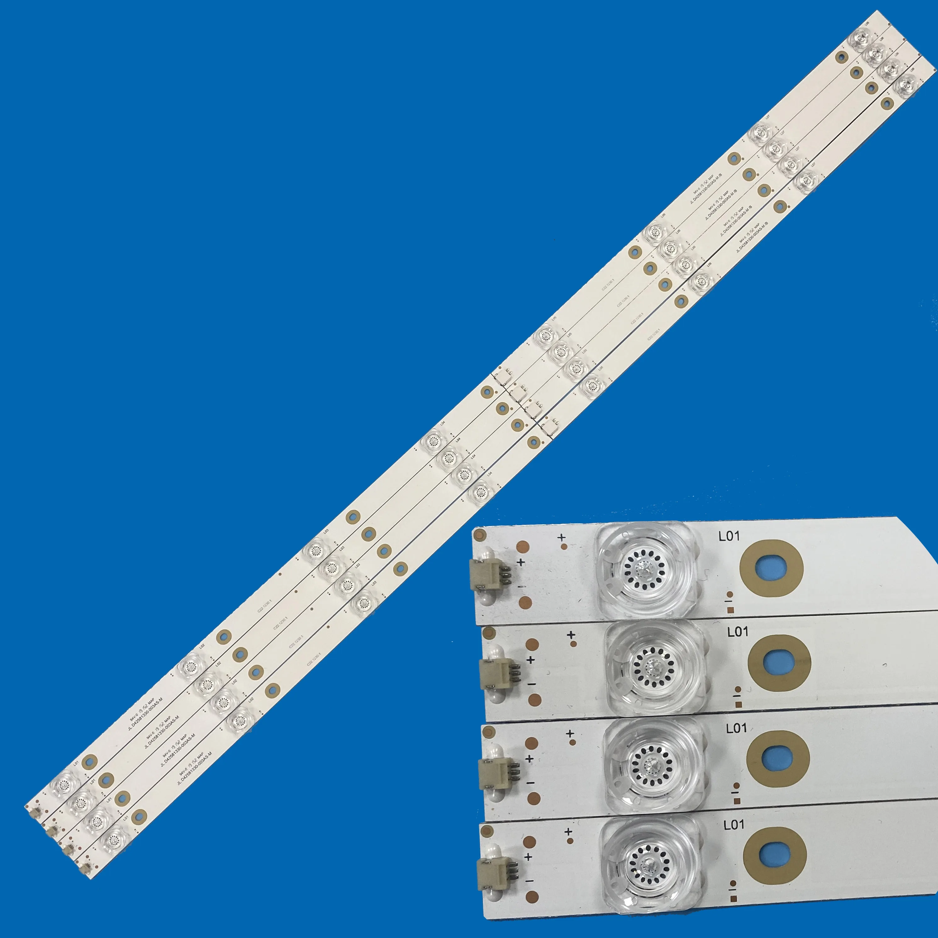 LED-Strip-for-43H6E-43RGE-H43a6100-Jl-d42581330-003as-m-Hisense43-4x8 ...