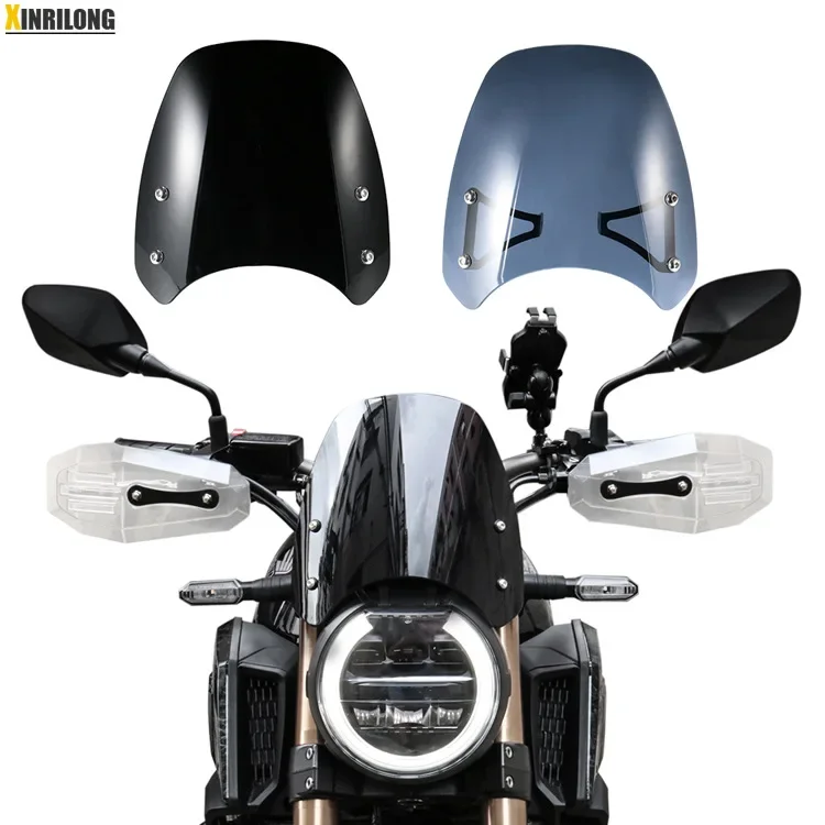 Motorcycle-Accessories-Adjustable-Windscreen-For-Honda-Cb650r ...