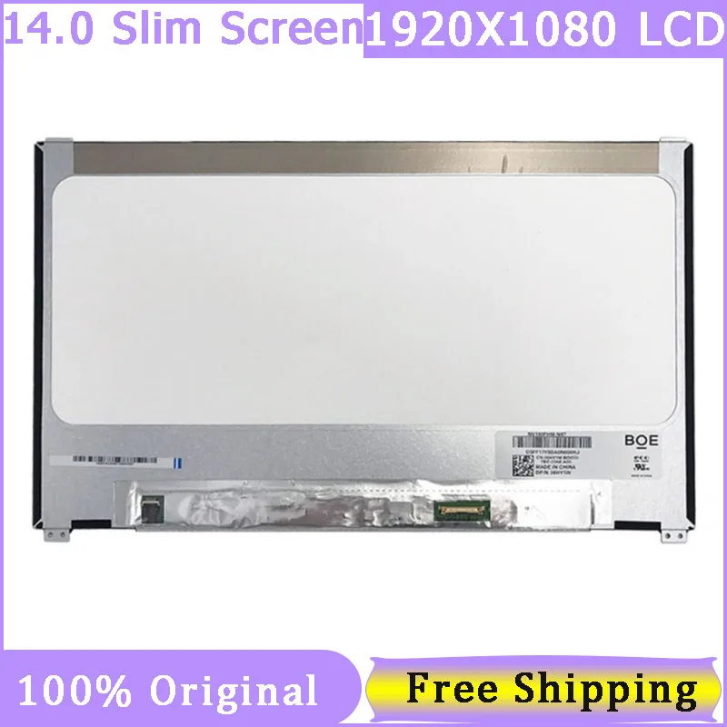 14 Inch Slim 30 Pin Laptop Screen For Latitude 7480 7490 N140HCE-G52 ...