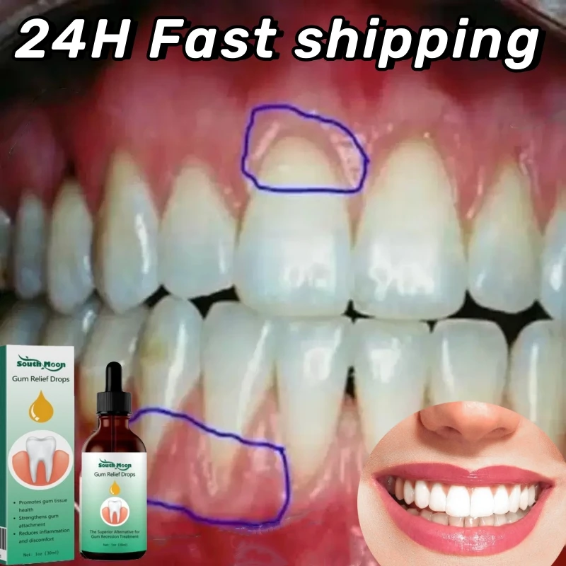 Gum-Relief-Drops-Disease-Treatment-Gingival-Regrowth-Repair-Mouth ...