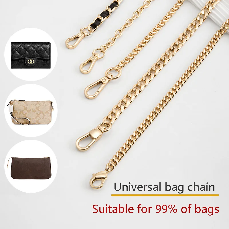 Chain strap Golden Bag Chain Accessories Metal Extension Chains ...