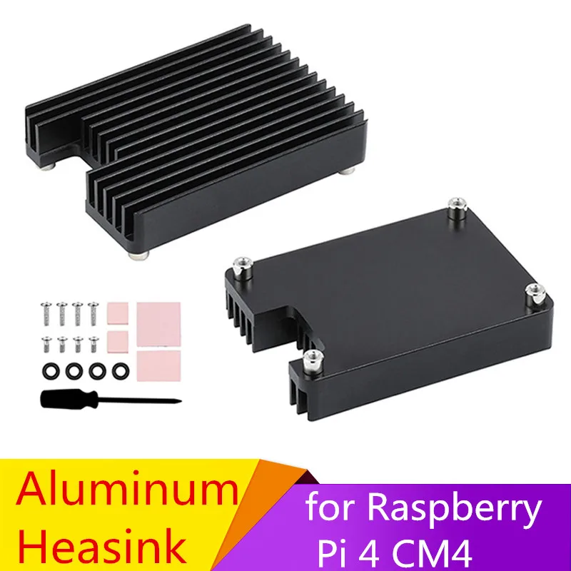 Raspberry-Pi-Compute-Module-4-CM4-Dedicated-Aluminum-Heatsink-with ...