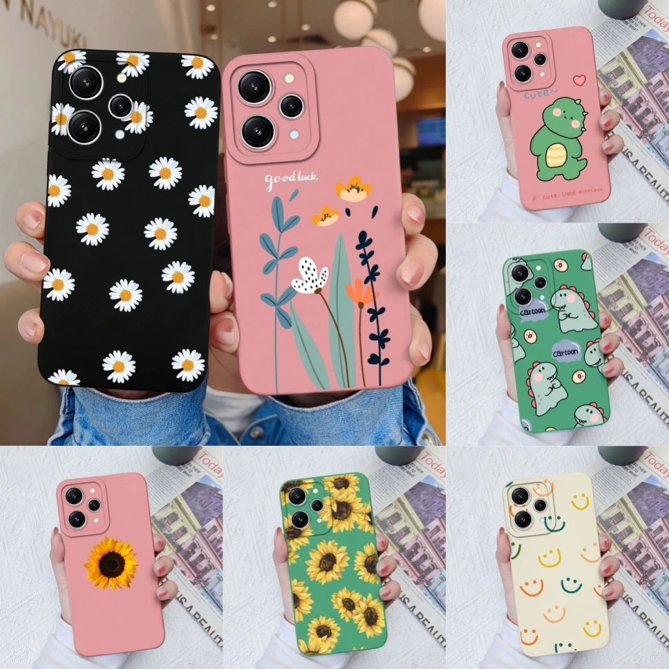 For-Xiaomi-Redmi-12-4G-5G-Phone-Cases-Lovely-Fashion-Heart-Gesture ...