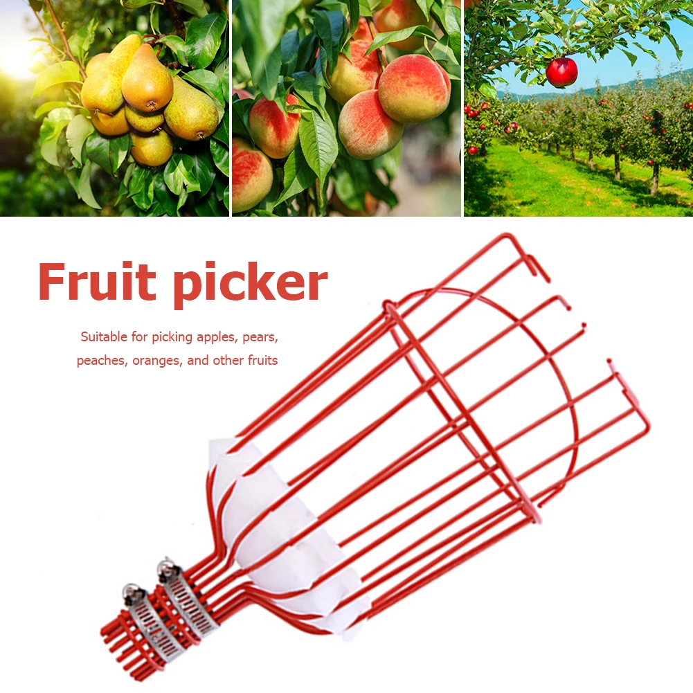Farm-Garden-Tool-Fruit-Picker-Carbon-Steel-Pear-Peach-Collection ...