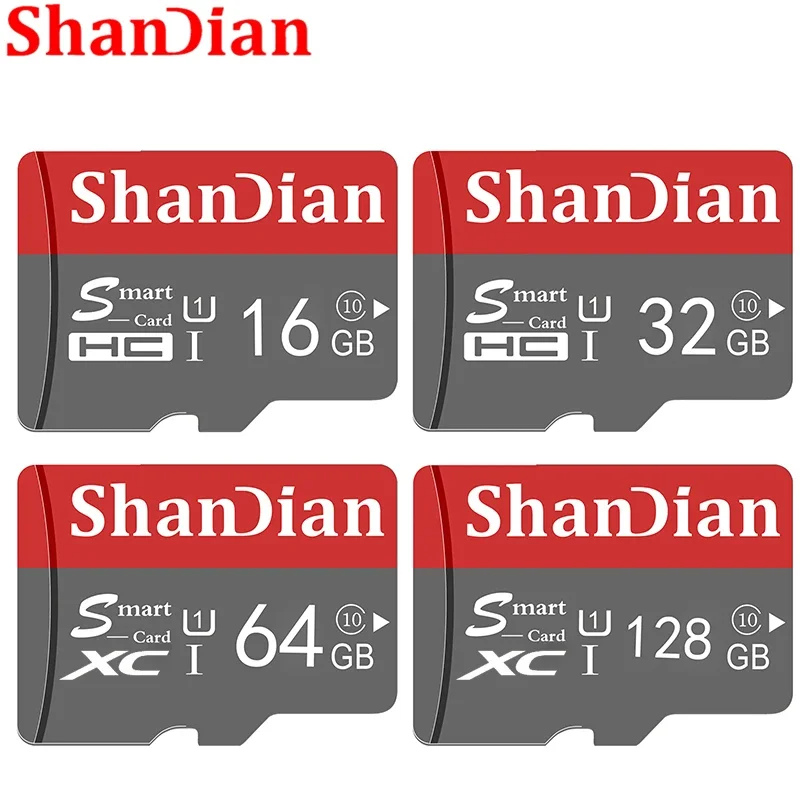 SHANDIAN-Smart-SD-Card-32GB-High-Speed-Class-10-16GB-64GB-Real-Capacity ...