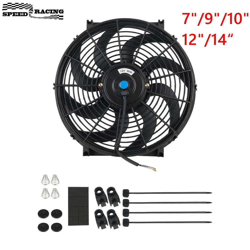 Universal-7-9-10-12-14-Inch-12V-80W-2100RPM-Car-Air-Conditioning ...