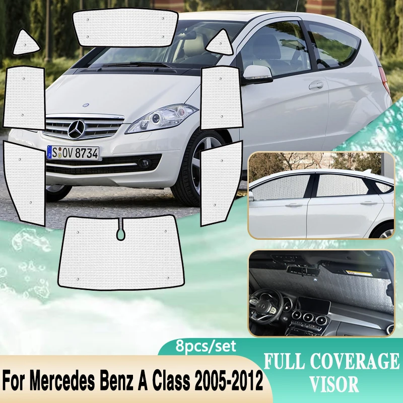 Car-Side-Window-Sunshades-For-Mercedes-Benz-A-Class-W169-Accessories ...