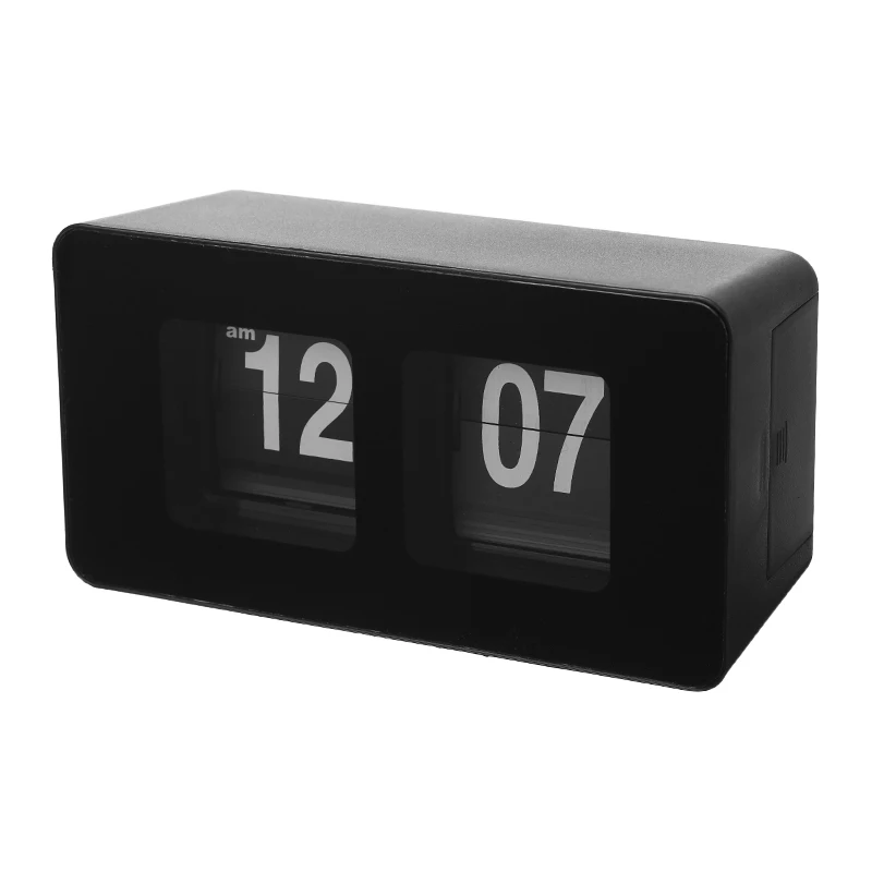 1pc Auto Flip Clock Simple Modern Retro Vintage Digital Clocks Table ...