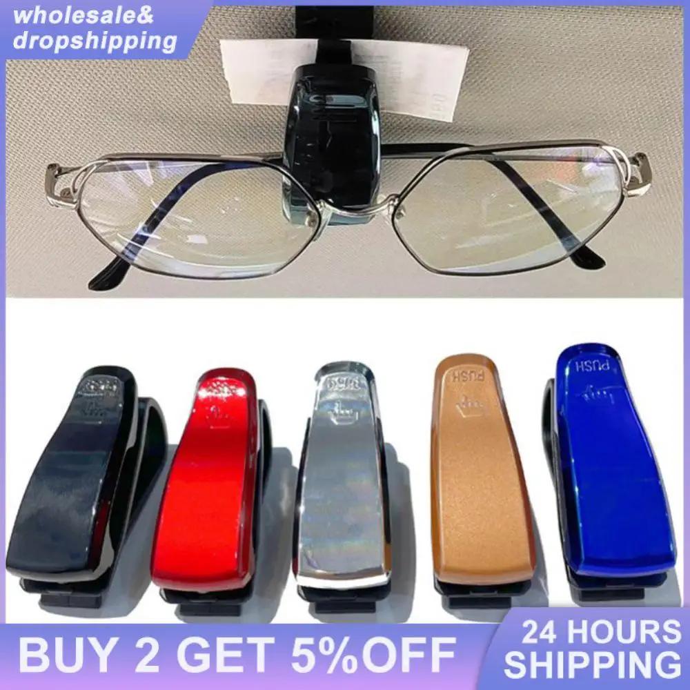 Car-Sun-Visor-Glasses-Clip-Durable-Multifunctional-Glasses-Storage-Easy ...