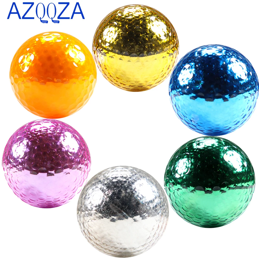 1Pcs-Dia-42-7mm-Metallic-Plated-Colored-Golf-Balls-Fancy-Match-Opening ...