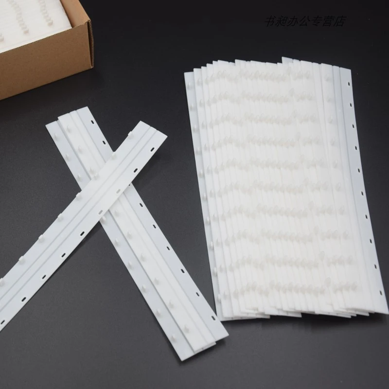 10pcs/lot White Transparent Plastic Binding Strips 3-35mm(20-325sheets ...