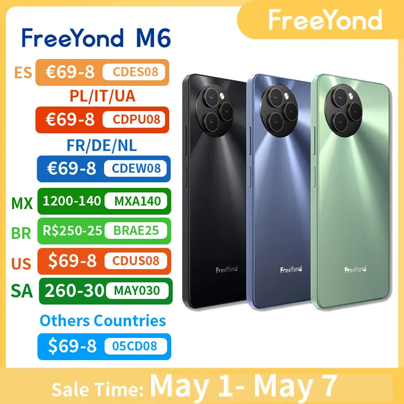 World-Premiere-FreeYond-M6-Smartphone-6-78-FHD-IPS-Display-256GB-ROM ...