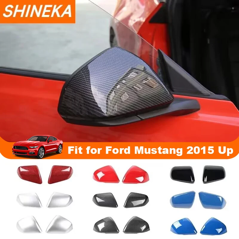 SHINEKA-Mirror-Covers-For-Ford-Mustang-2015-2016-2017-2018-2019-Car ...