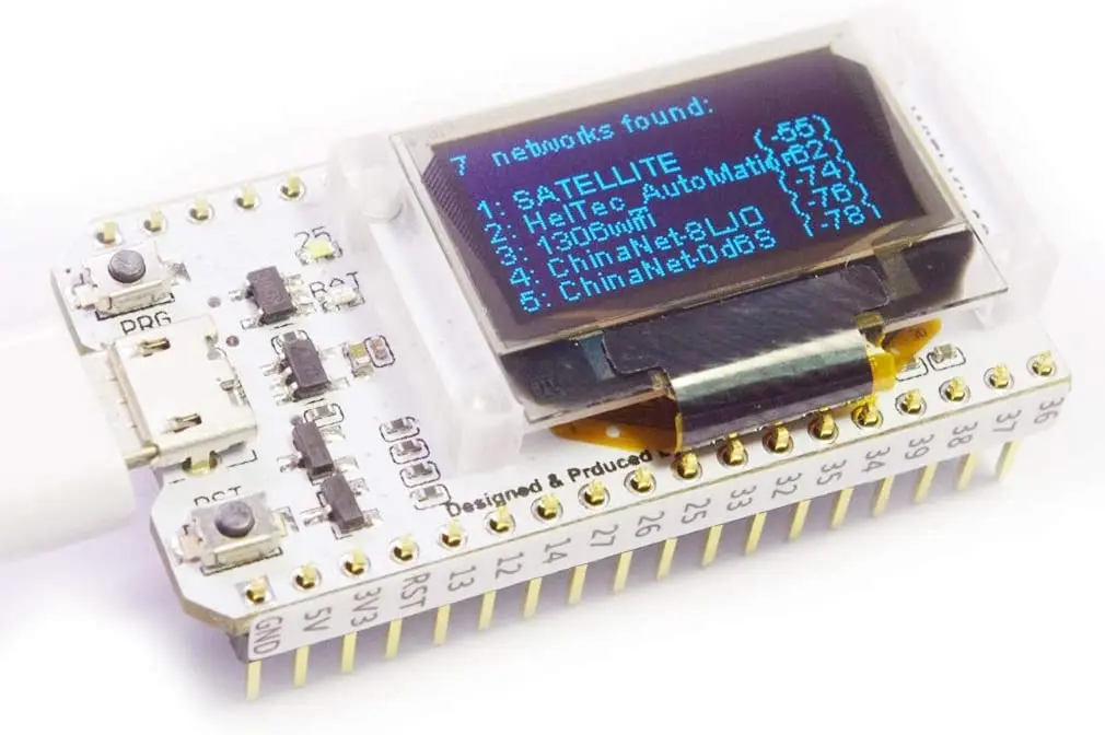 ESP32 OLED WiFi Kit ESP-32 0.96 Inch Blue OLED Display WiFi+Bluetooth ...