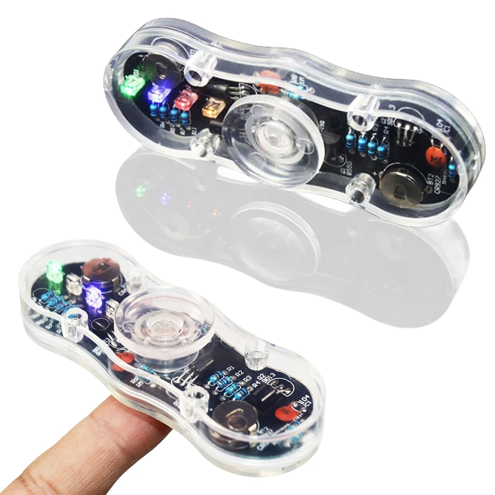 LED-Rotating-Gyroscope-DIY-Kit-SMD-Soldering-POV-Rotation-Colorful ...