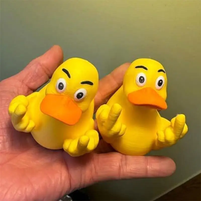 Middle-Finger-Duck-Rubber-Resin-Ducks-Funny-Rude-Finger-Duck-Small ...