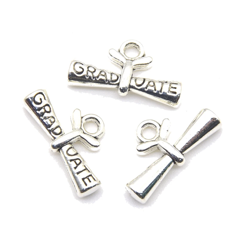 Graduation Cap With Cross Charm