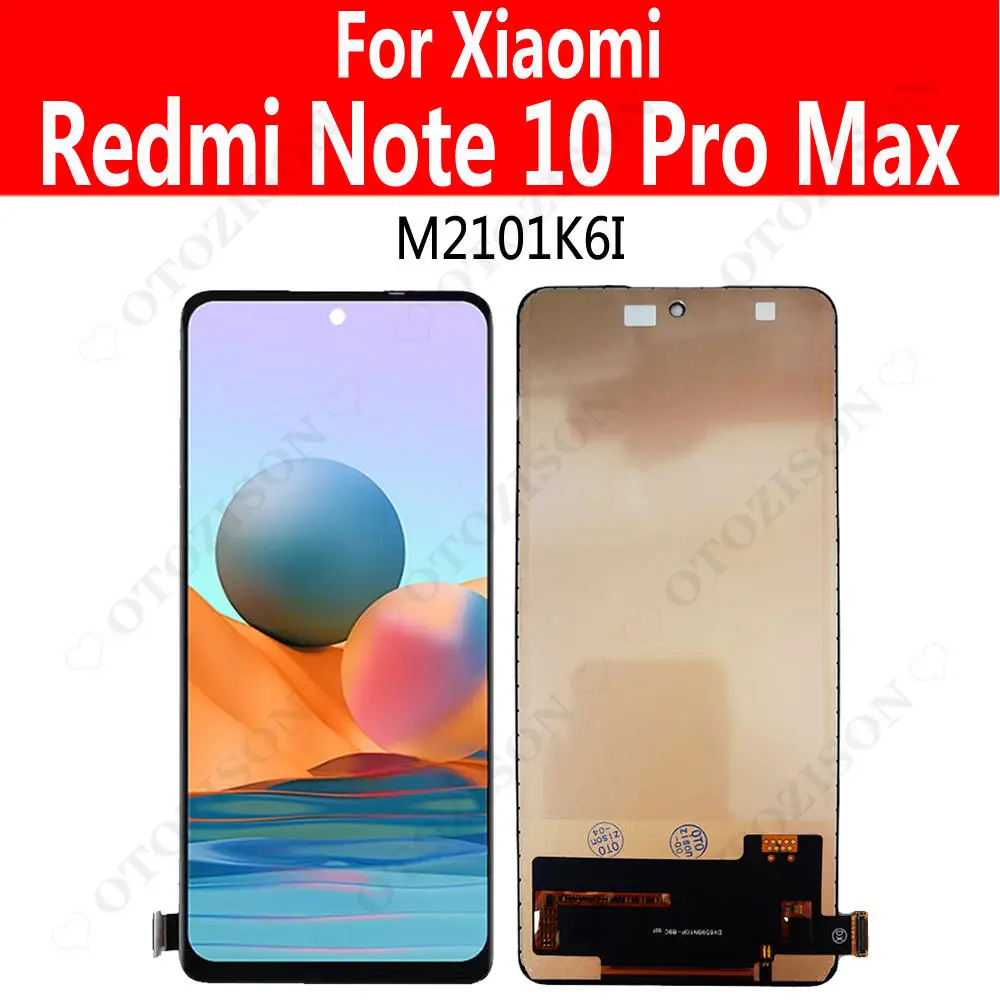 Display-For-Xiaomi-Redmi-Note-10-Pro-Max-LCD-M2101K6I-Screen-Touch ...