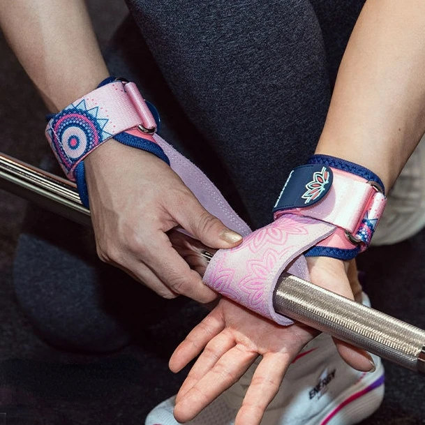 Women-Gym-Gloves-Fitness-Mandala-Palm-Guards-Cowhide-Non-slip-Hand-Palm ...