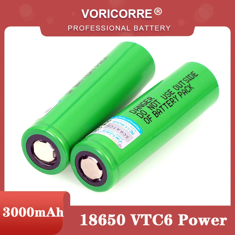 2023-VariCore-VTC6-3-7V-3000mAh-18650-Li-ion-Battery-20A-Discharge ...