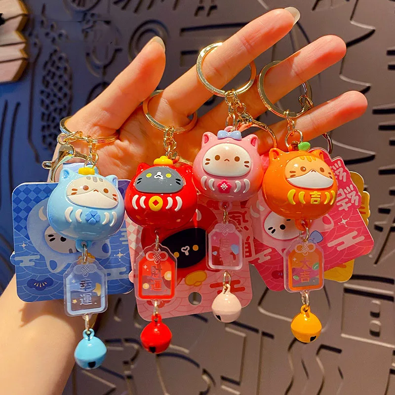 Cute-Lucky-Cat-Animal-Key-Rings-Kawaii-Japan-Kitten-Dol-Keychain-Car ...