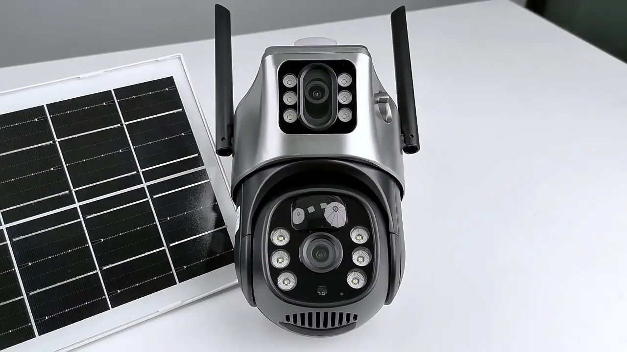 Solar Camera Outdoor Waterproof Wireless iP Camera Solar Panel PTZ ...